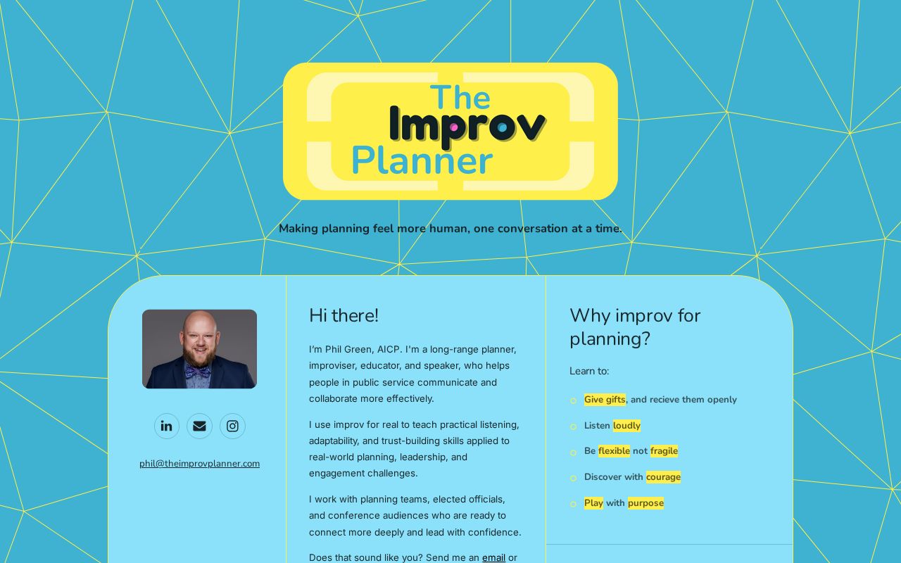The Improv Planner